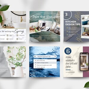 April Real Estate Agent Social Media Posts With Captions | Real Estate ...