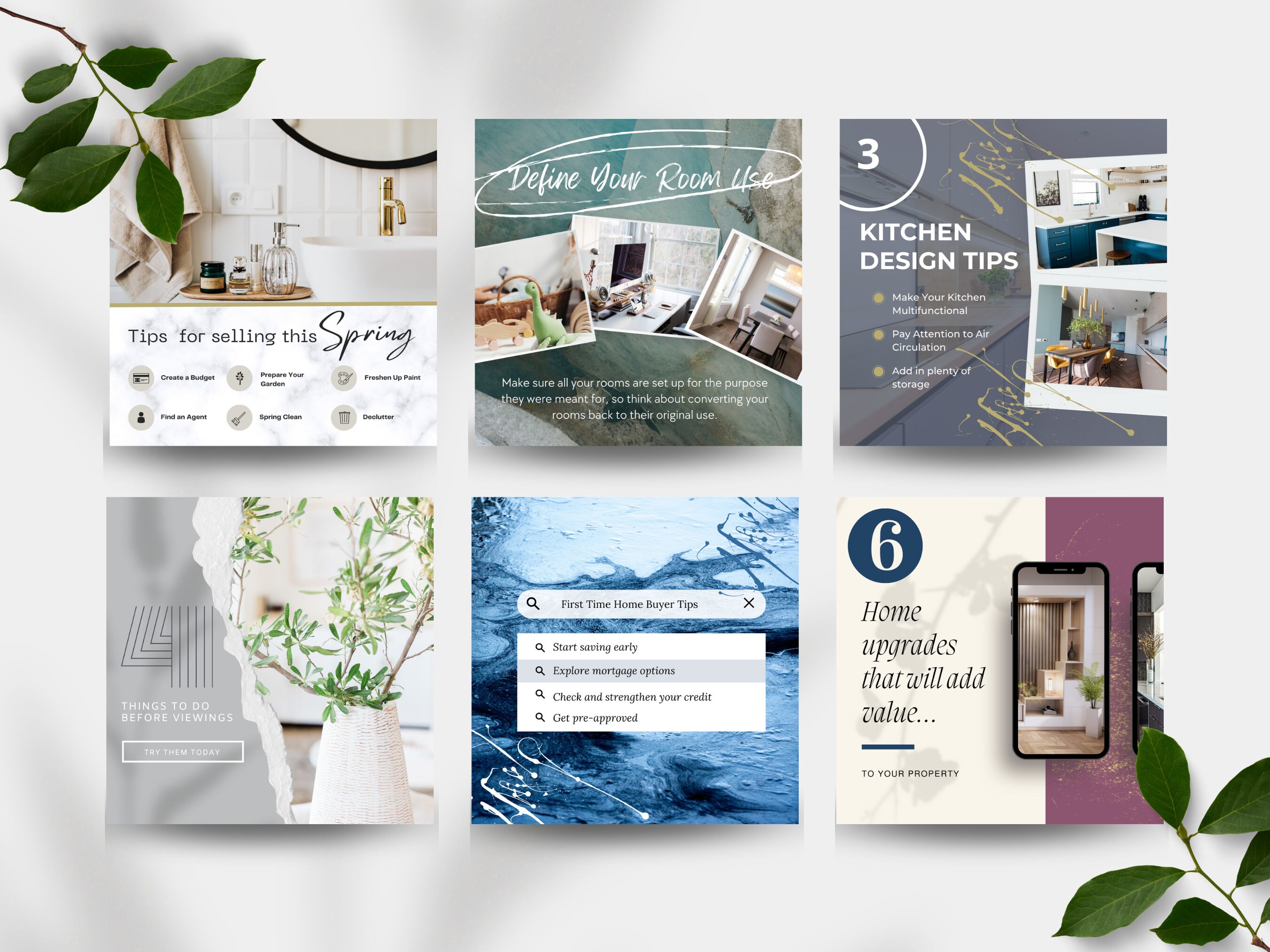 April Real Estate Agent Social Media Posts With Captions | Real Estate ...