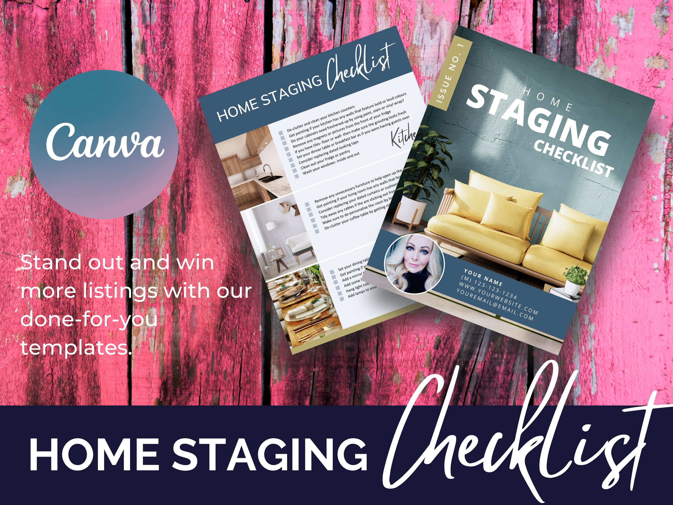 Real Estate Staging Checklist | Real Estate Marketing | Instant ...