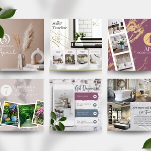 April Real Estate Agent Social Media Posts With Captions | Real Estate ...