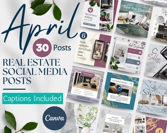 June Real Estate Agent Social Media Posts With Captions Real Estate ...