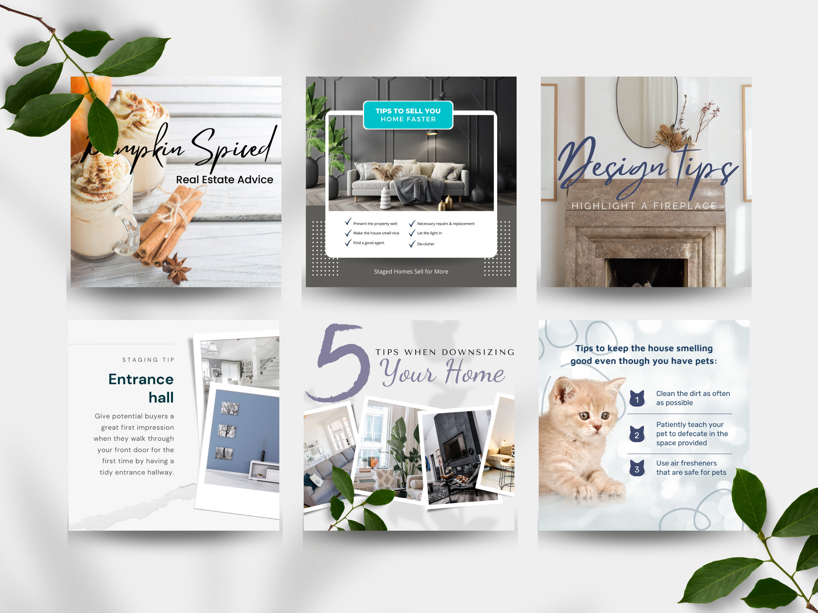 September Real Estate Agent Social Media Posts With Captions | Real ...