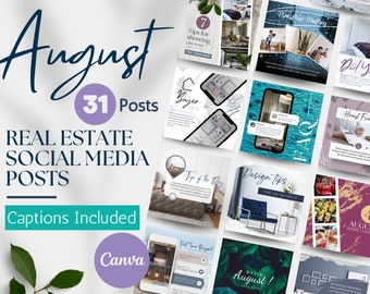 April Real Estate Agent Social Media Posts With Captions Real Estate ...