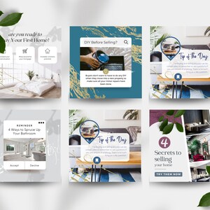 April Real Estate Agent Social Media Posts With Captions | Real Estate ...