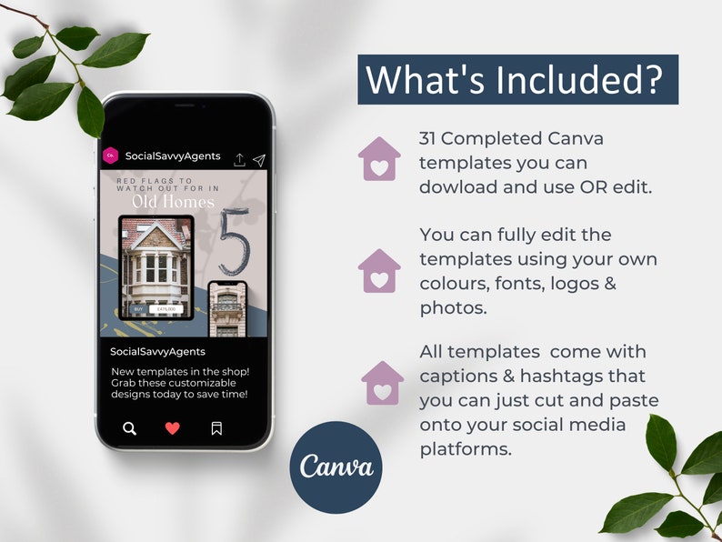 March Real Estate Agent Social Media Posts With Captions | Real Estate ...