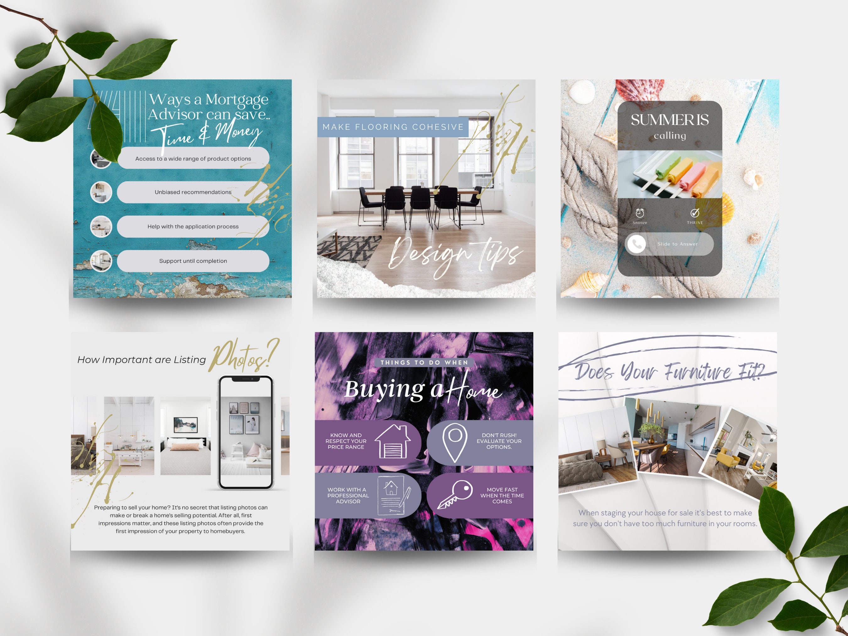 June Real Estate Agent Social Media Posts With Captions | Real Estate ...