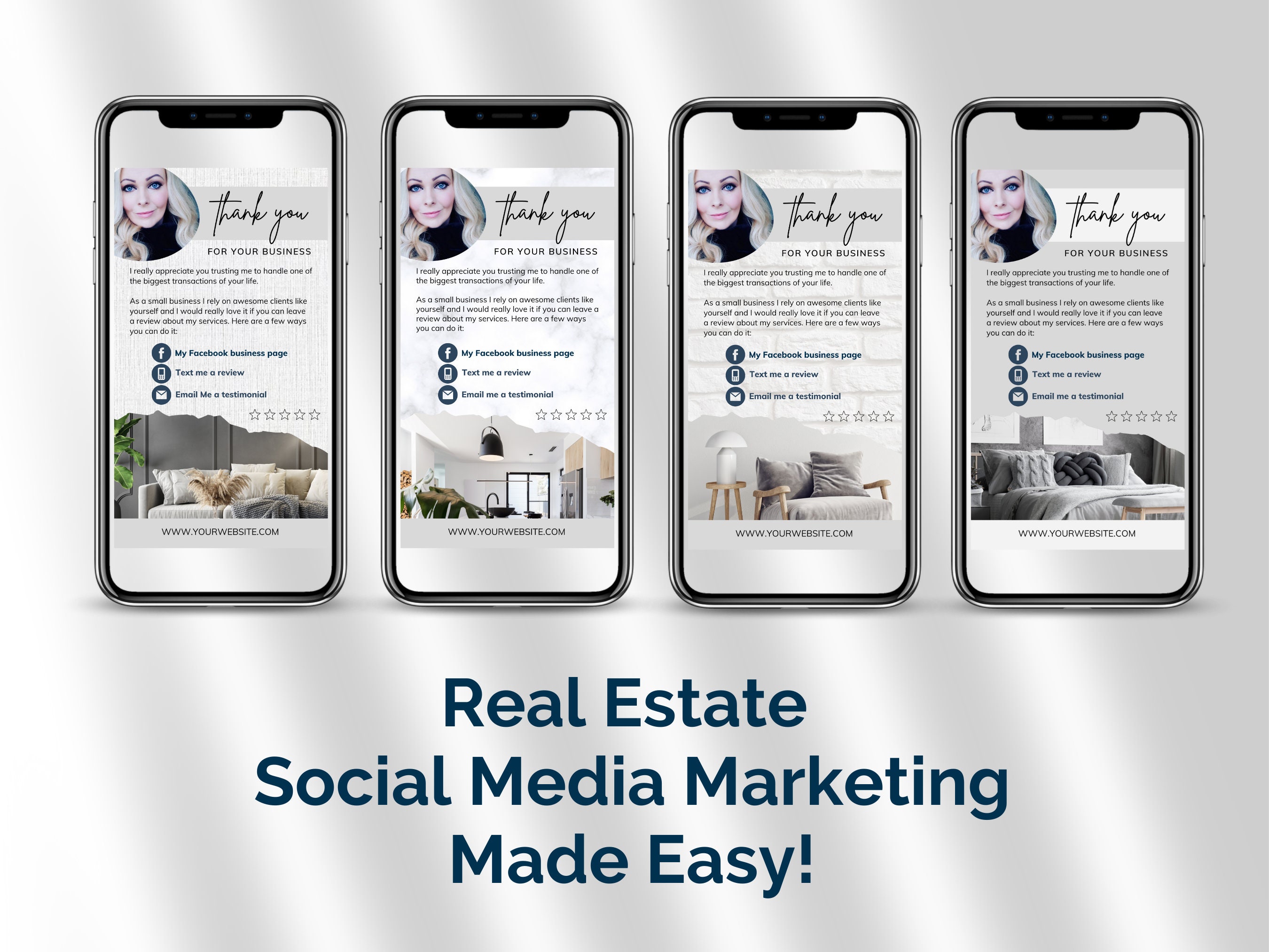 Real Estate Review Request Textable Client Review Request - Etsy