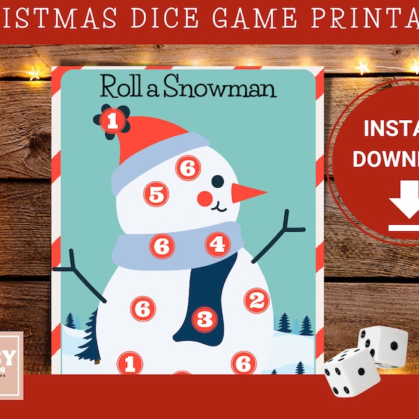 Snowman Game - Etsy