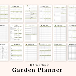 Gardening Planner Printable Garden Planner, Garden Notebook, Garden ...