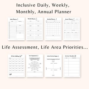 Goal Planner Printable 2025 Goal Planning Planner, Goal Progress, Goal ...