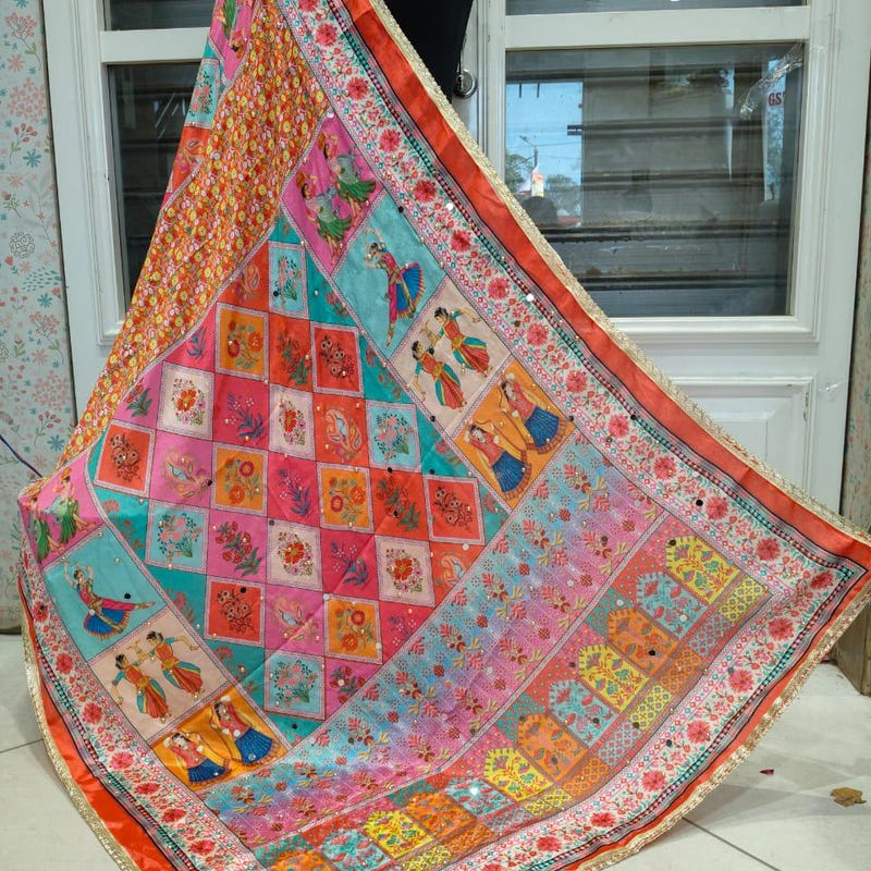 Indian Chunni - Etsy