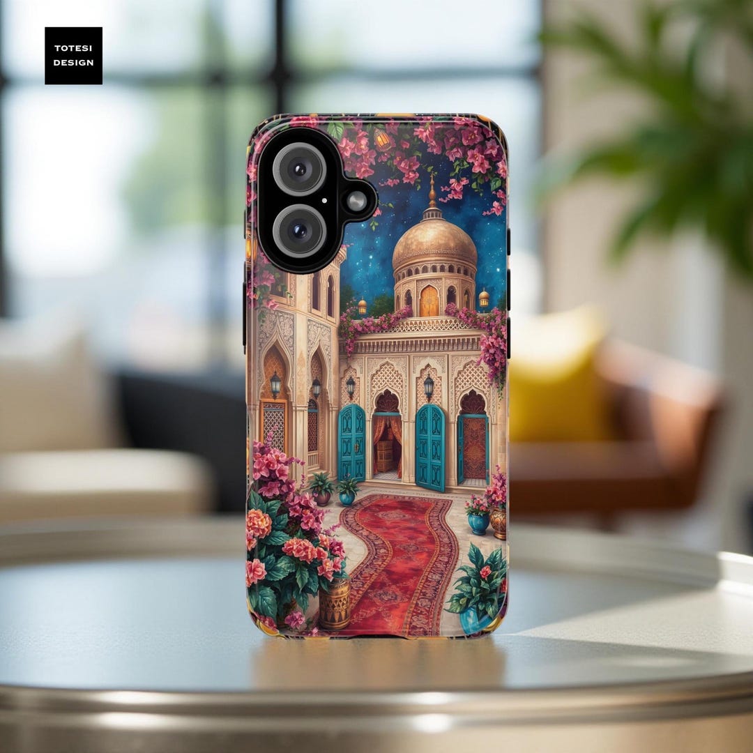 Moroccan Floral iPhone Samsung Phone Case: Bohemian Art, Protective ...