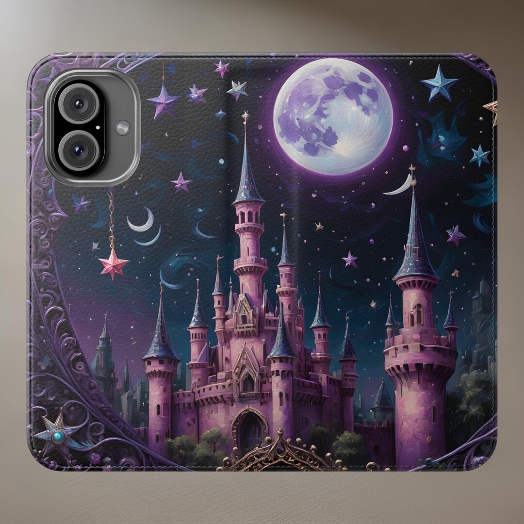 Fantasy Phone Case, Castle Celestial Cover iPhone Samsung Wallet Stand ...
