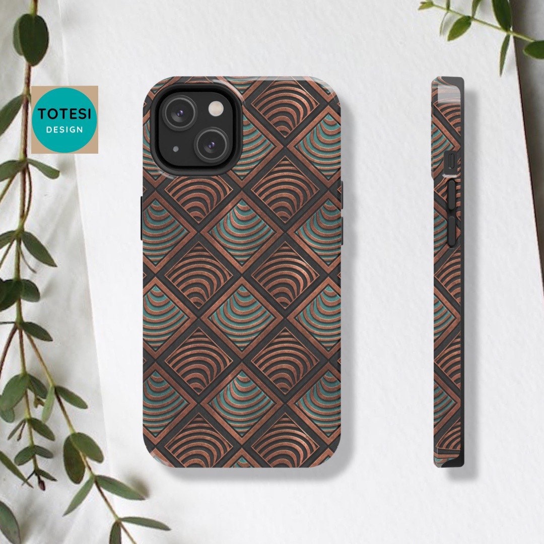 Copper Patina Metallic Texture Effect Iphone Tough Cases 11 - Etsy
