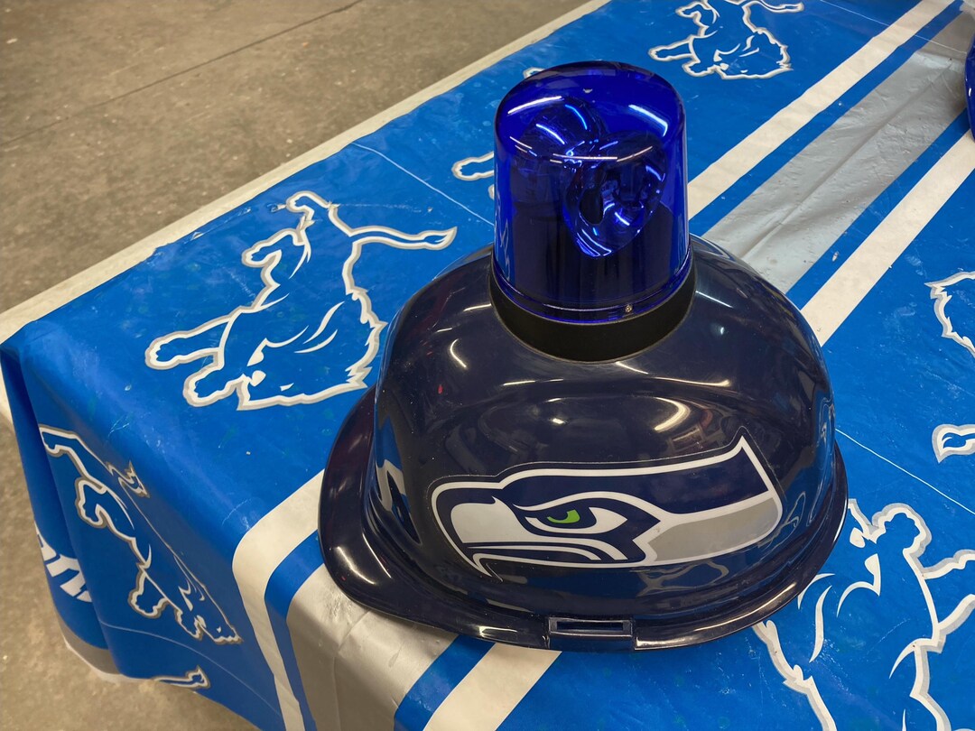 Seattle Seahawks Hard Hat With Light - Etsy