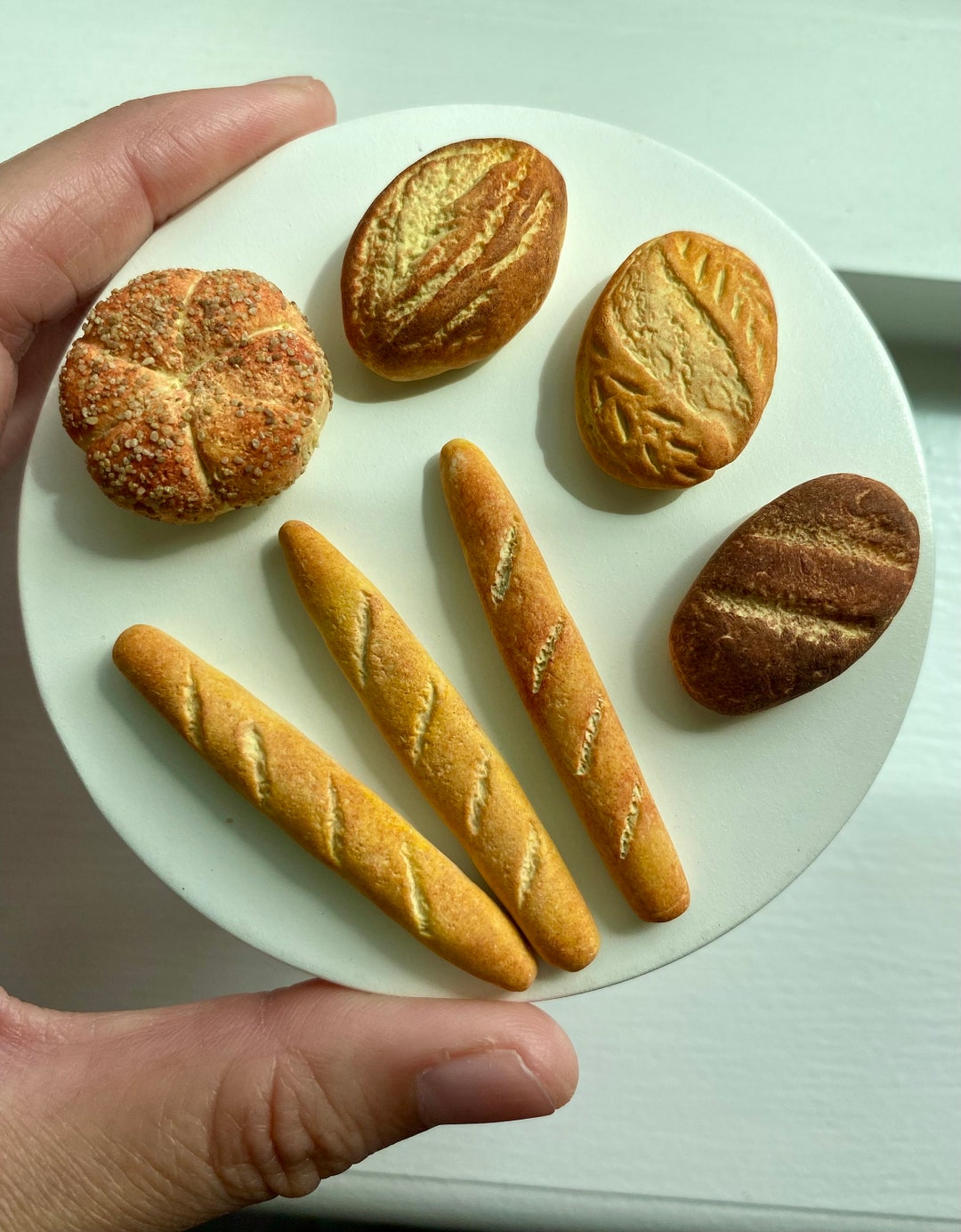 Lot of Miniature Artisan Bread 7 Pieces - Etsy