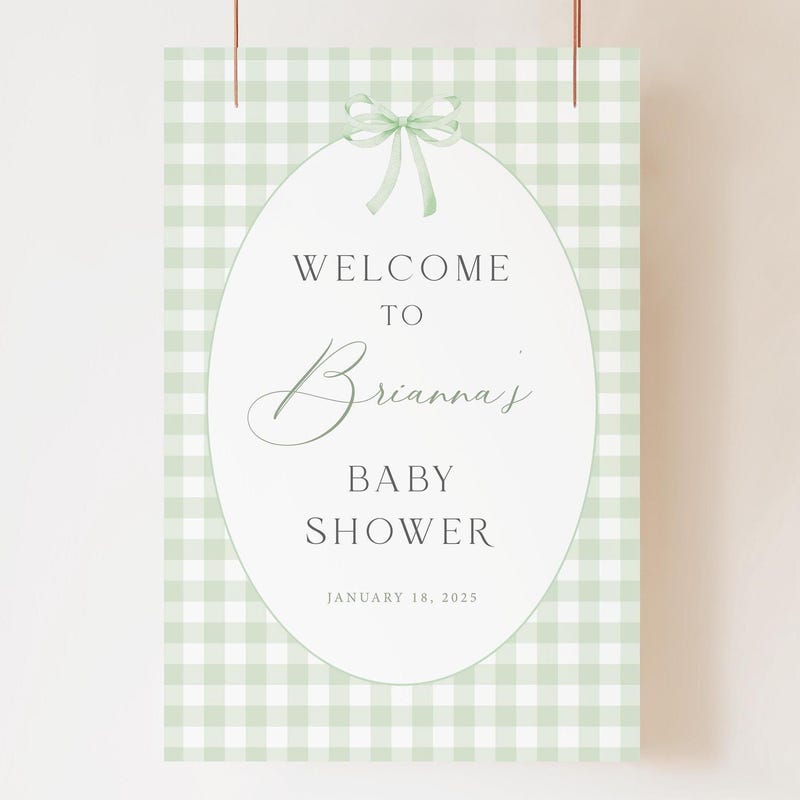 Green Baby Shower - Etsy