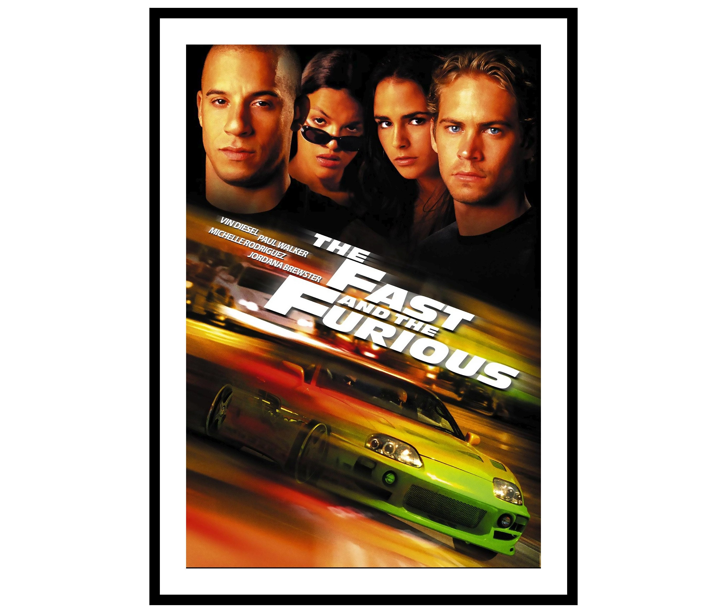 The Fast And The Furious Movie Poster