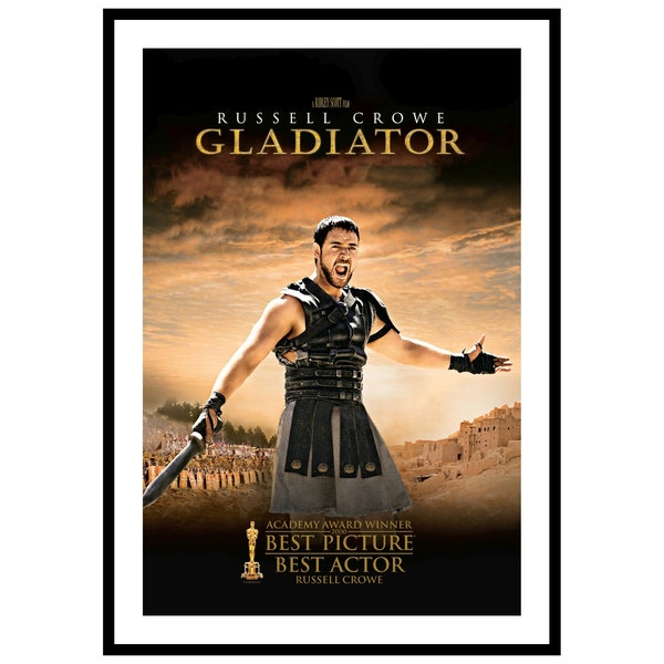 The Gladiator Movie Poster - Etsy