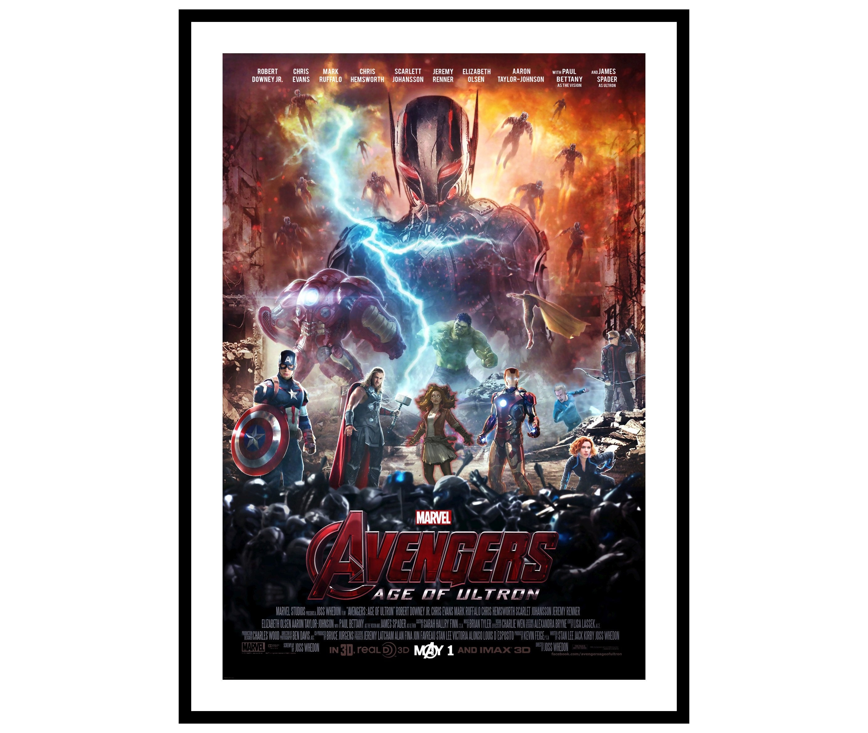 Avengers Age Of Ultron Vision Poster