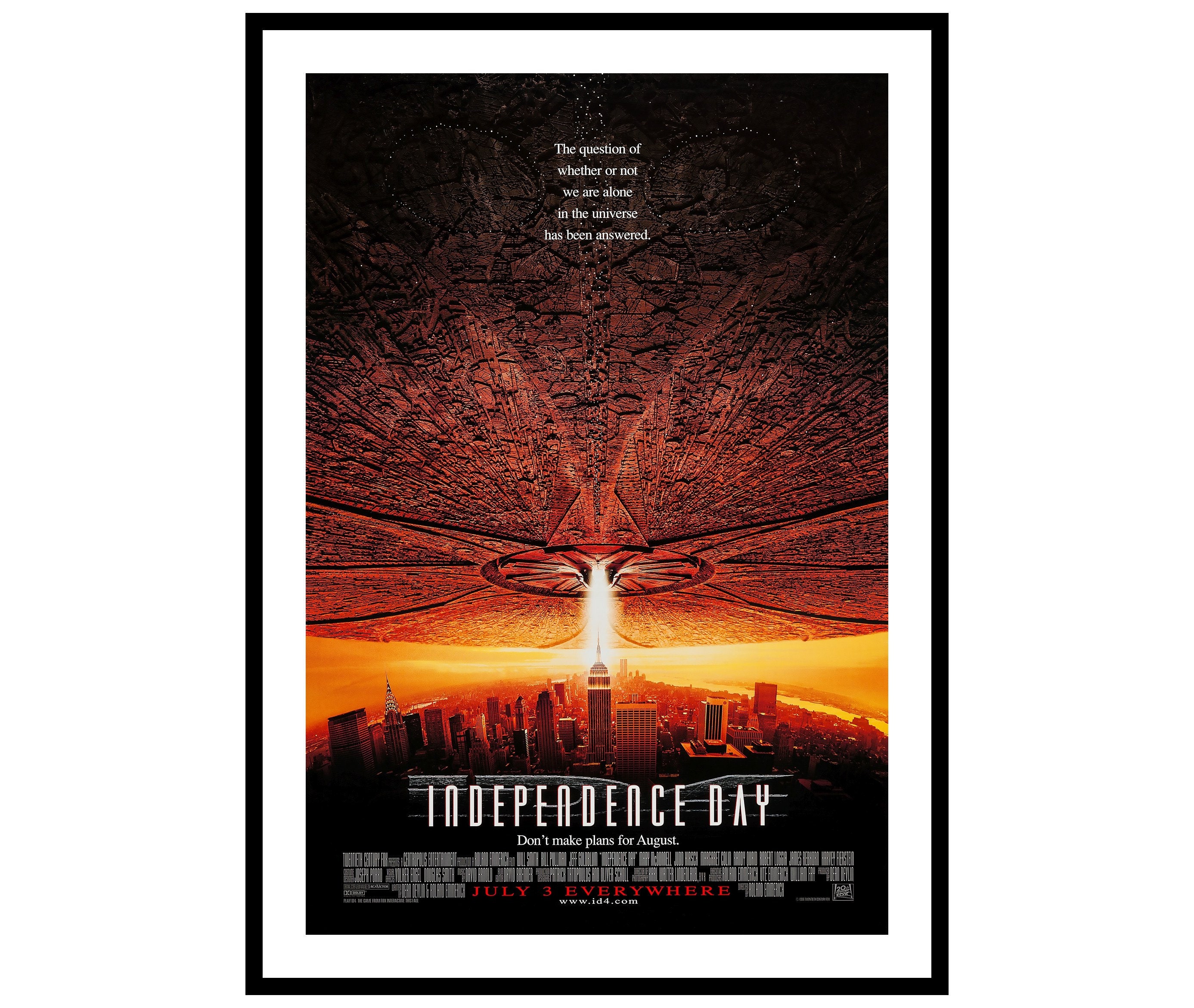 Independence Day Movie Poster Print - Etsy