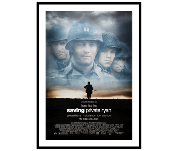 Saving Private Ryan Movie Poster Print | Etsy