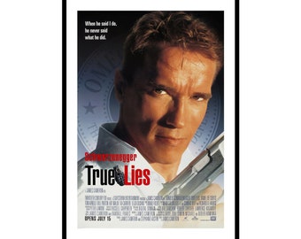 True Lies Poster - Etsy