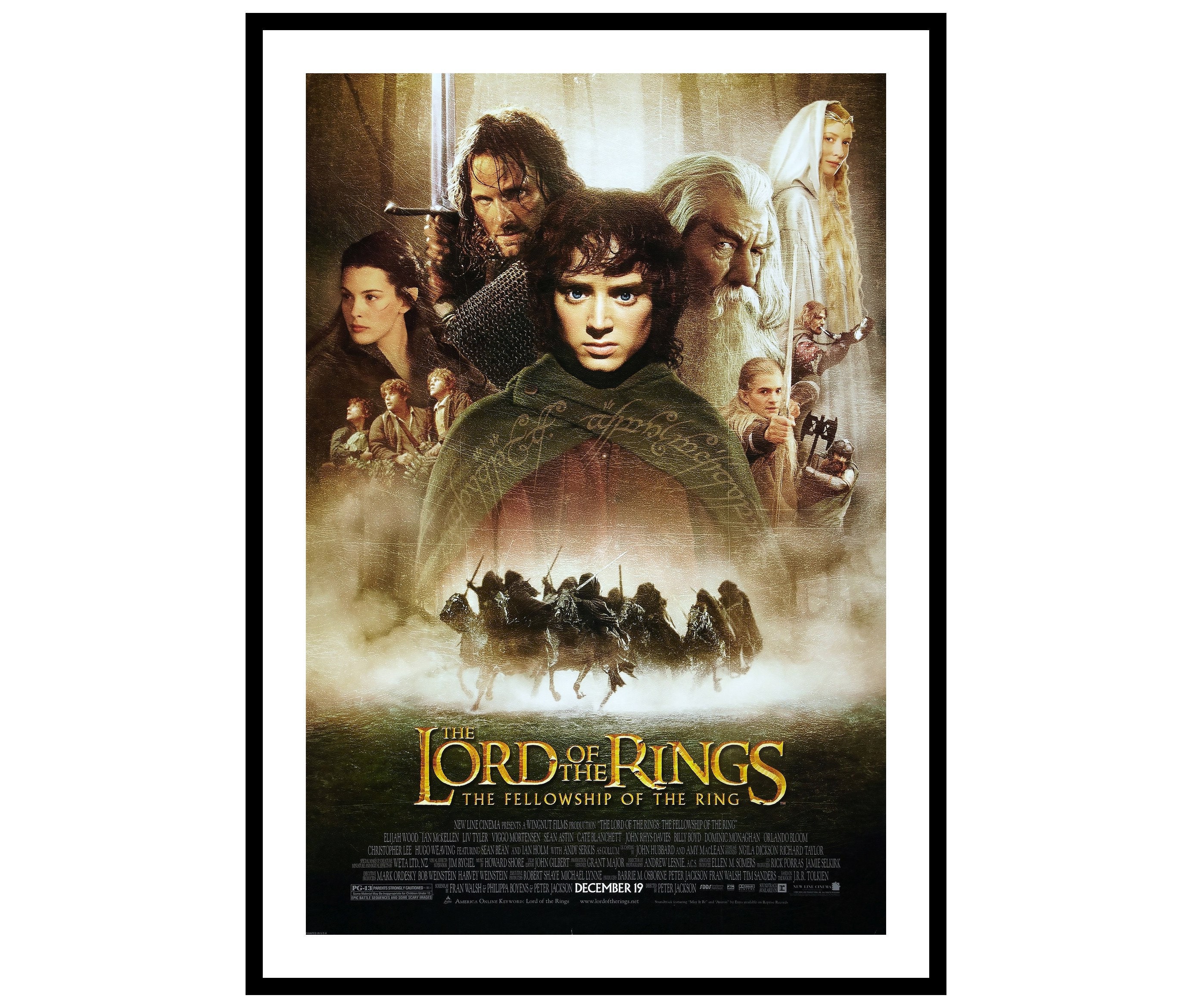 The Fellowship Of The Ring Movie Poster