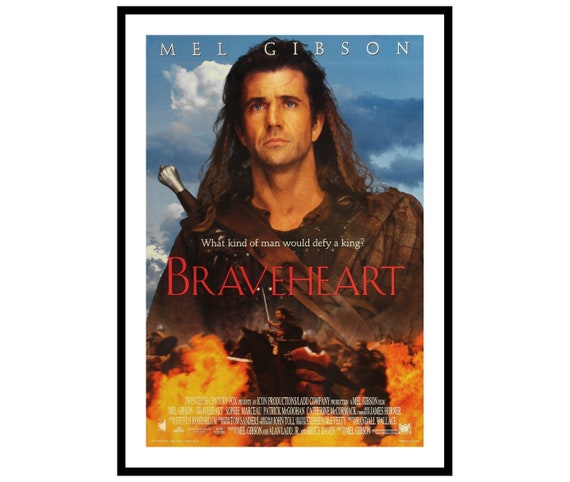 Braveheart Movie Poster Print | Etsy