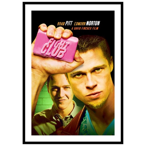 Fight Club Rules Movie Poster Print Home Decor Retro Ad Wall - Etsy
