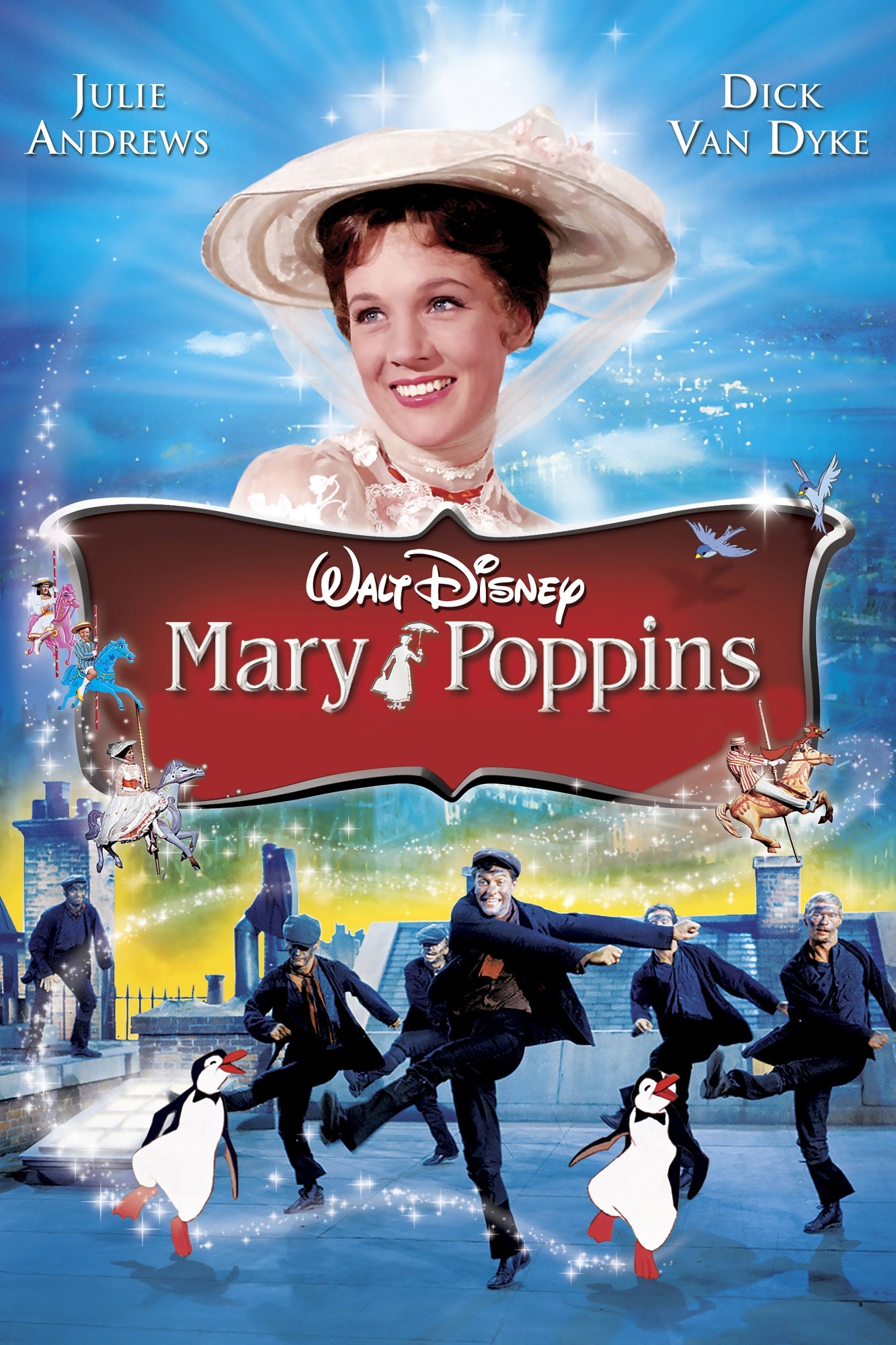 Mary Poppins Movie Poster Print - Etsy
