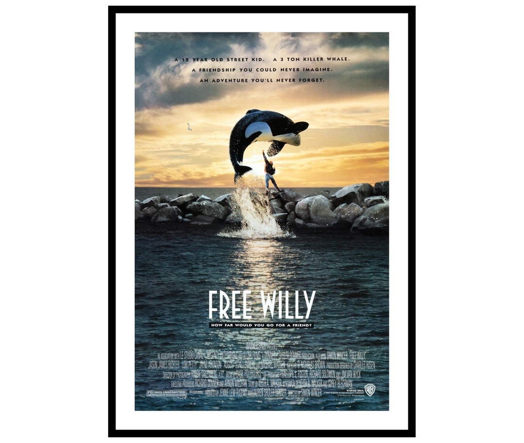 Free Willy Movie Poster
