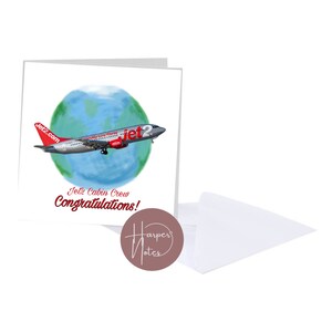 Jet2 Airline Card | Aviation Gift | Aircraft | Cabin Crew | Pilot | New ...