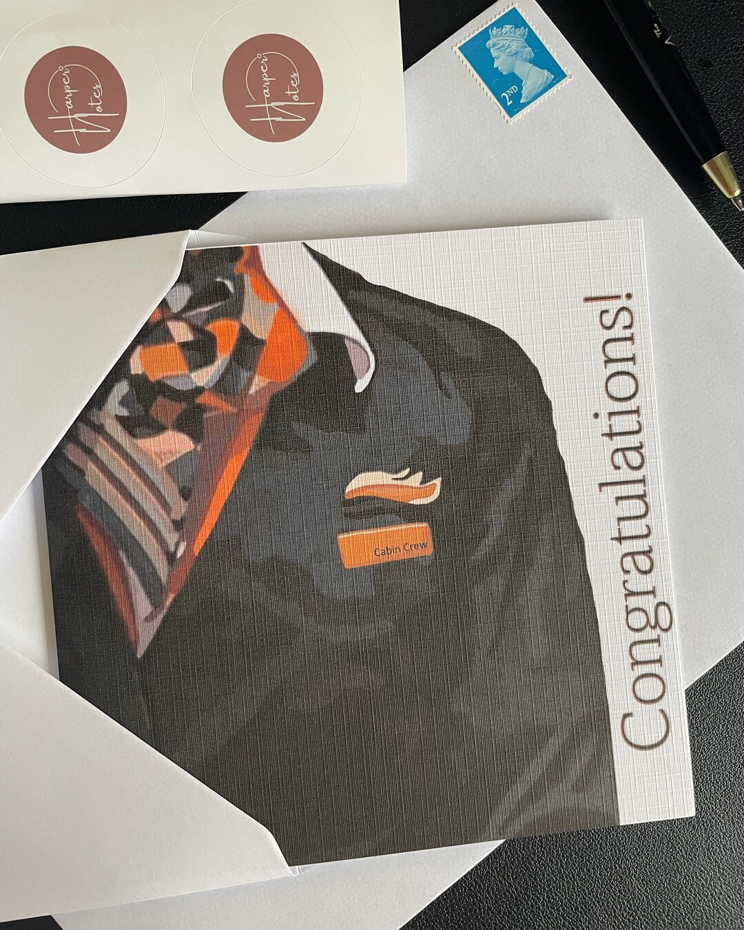 Easyjet Card | Aviation Gift | Uniform | Cabin Crew | Pilot | New Job ...