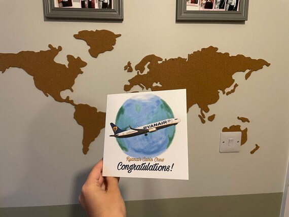 Ryanair Card Aviation Gift Aircraft Cabin Crew Pilot - Etsy UK