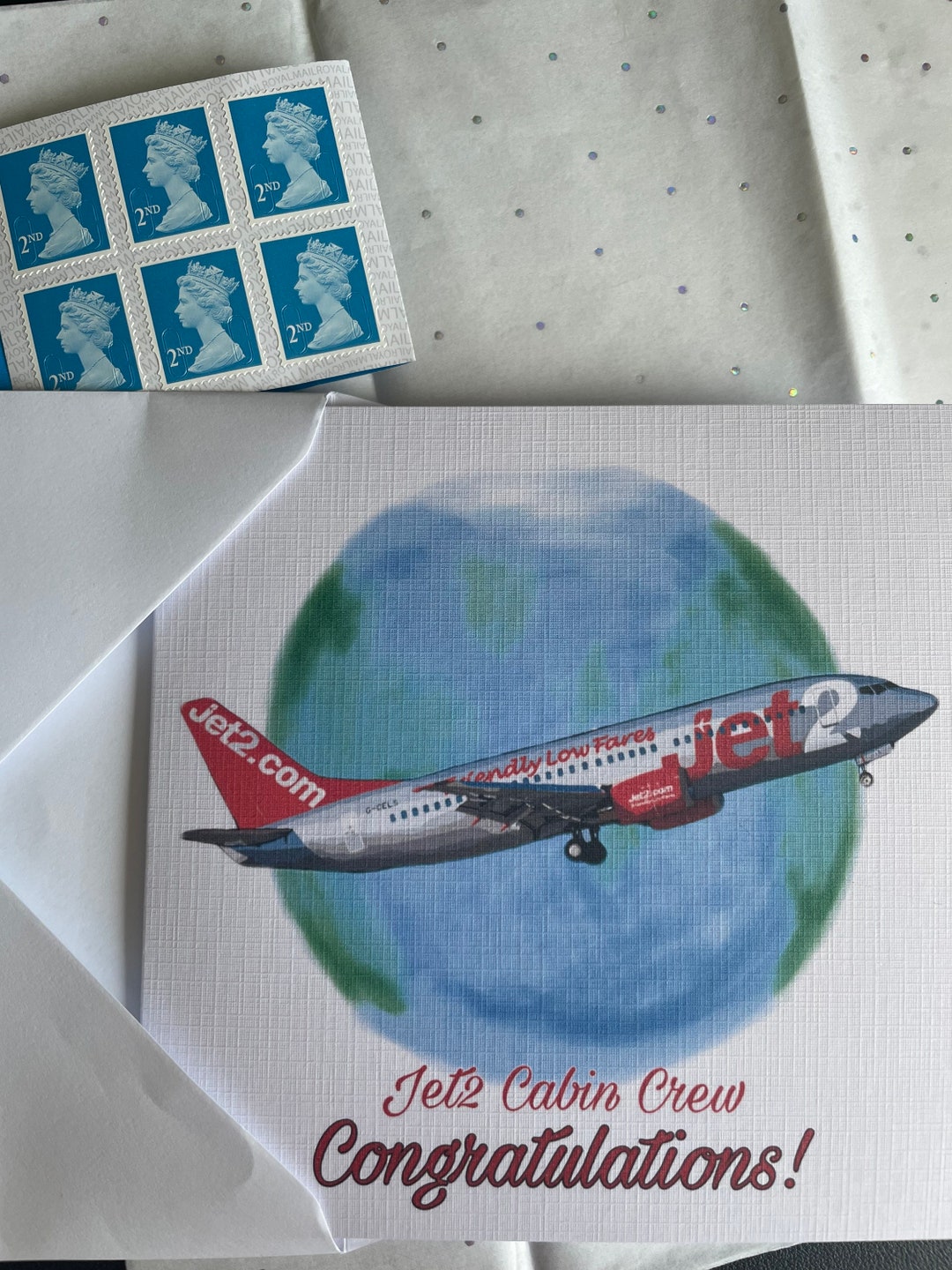 Jet2 Airline Card | Aviation Gift | Aircraft | Cabin Crew | Pilot | New ...