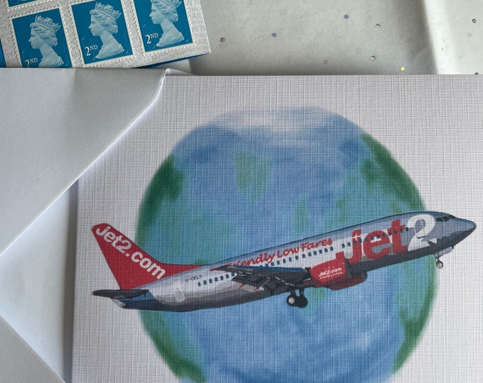Jet2 Airline Card | Aviation Gift | Aircraft | Cabin Crew | Pilot | New ...