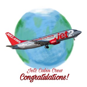 Jet2 Airline Card | Aviation Gift | Aircraft | Cabin Crew | Pilot | New ...