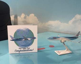 Jet2 Airline Card Aviation Gift Aircraft Cabin Crew Pilot New Job ...
