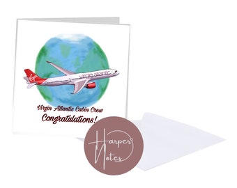 Jet2 Airline Card Aviation Gift Aircraft Cabin Crew Pilot New Job ...