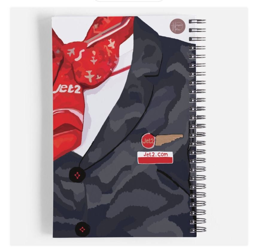 Jet2 Ready for Take off Cabin Crew Notebook Flight Attendant, Pilot ...