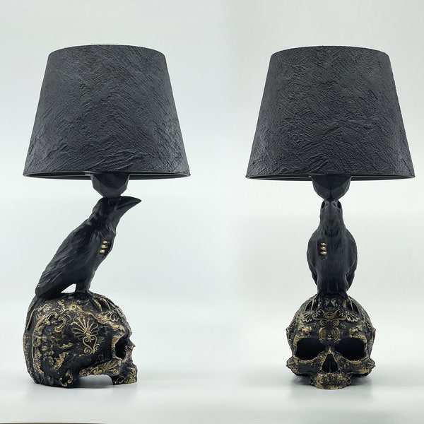 Skull Lamp - Etsy