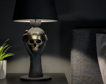Table Lamp Decorative Lamp Bedside Table Light Skull Lamp - Etsy