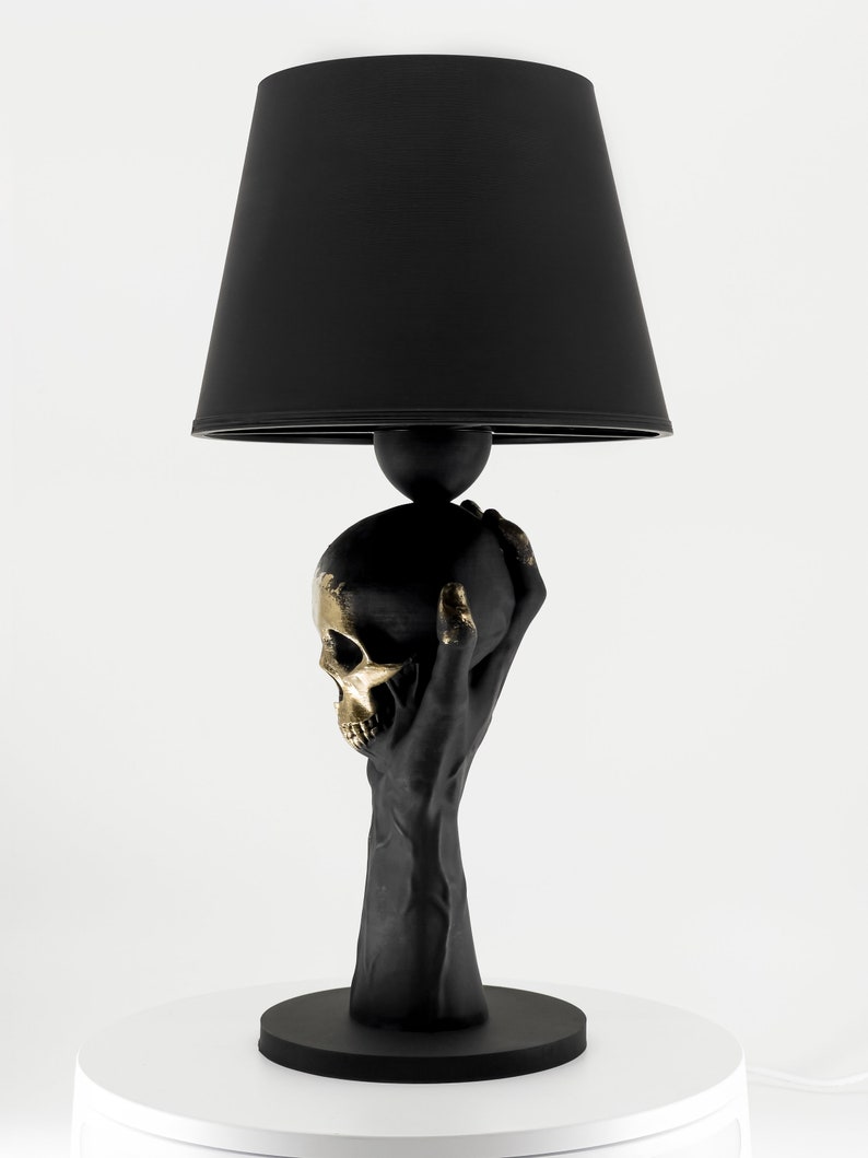Table Lamp Decorative Lamp Bedside Table Light Skull Lamp - Etsy