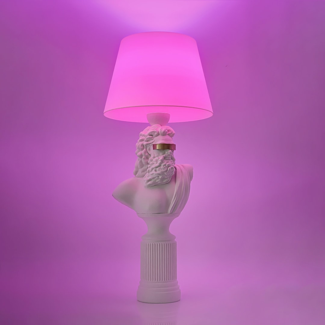 Table Lamp, His and Hers, Decorative Lamp, Bedside Table Light, Greek ...