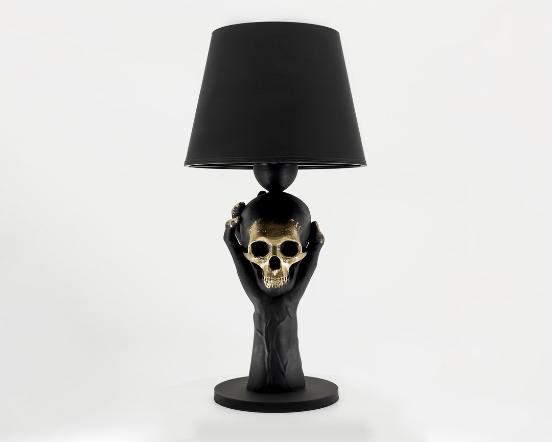 Table Lamp Decorative Lamp Bedside Table Light Skull Lamp - Etsy