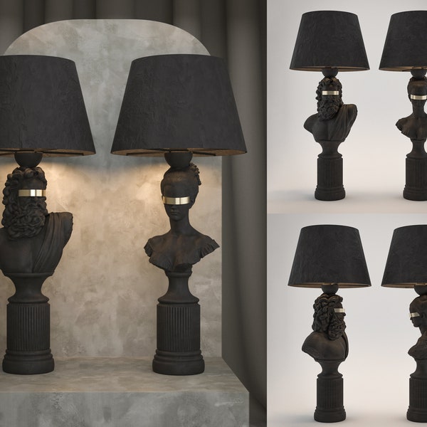 Greek Statue Lamp - Etsy