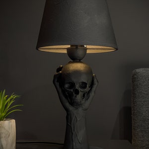 Table Lamp, Decorative Lamp, Bedside Table Light, Skull Lamp, Home ...