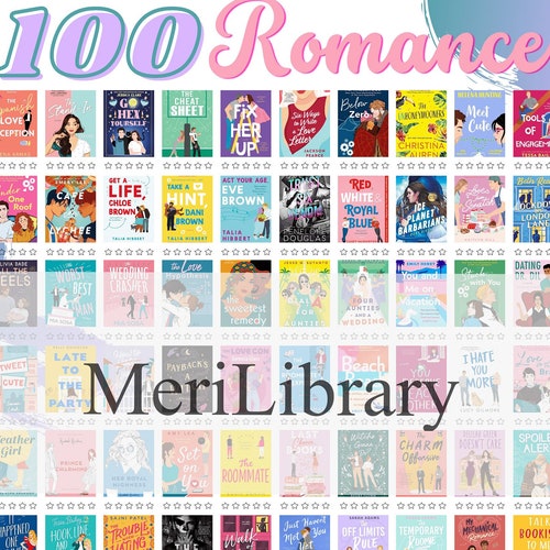 Printable Romance Book Poster - Etsy