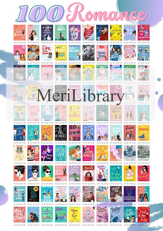 Printable Romance Book Poster - Etsy